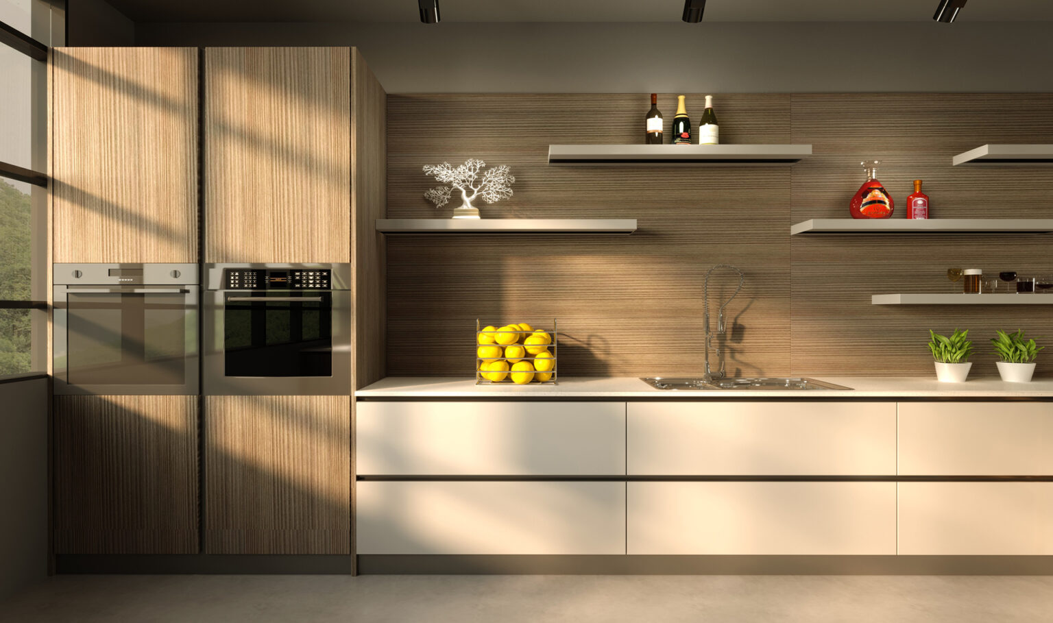 INT. WOODEN KITCHEN – DAY – Episode Life