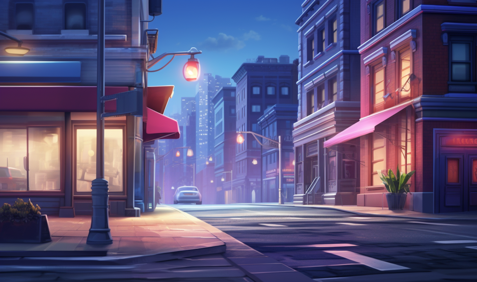 EXT. CITY STREET – NIGHT – Episode Life