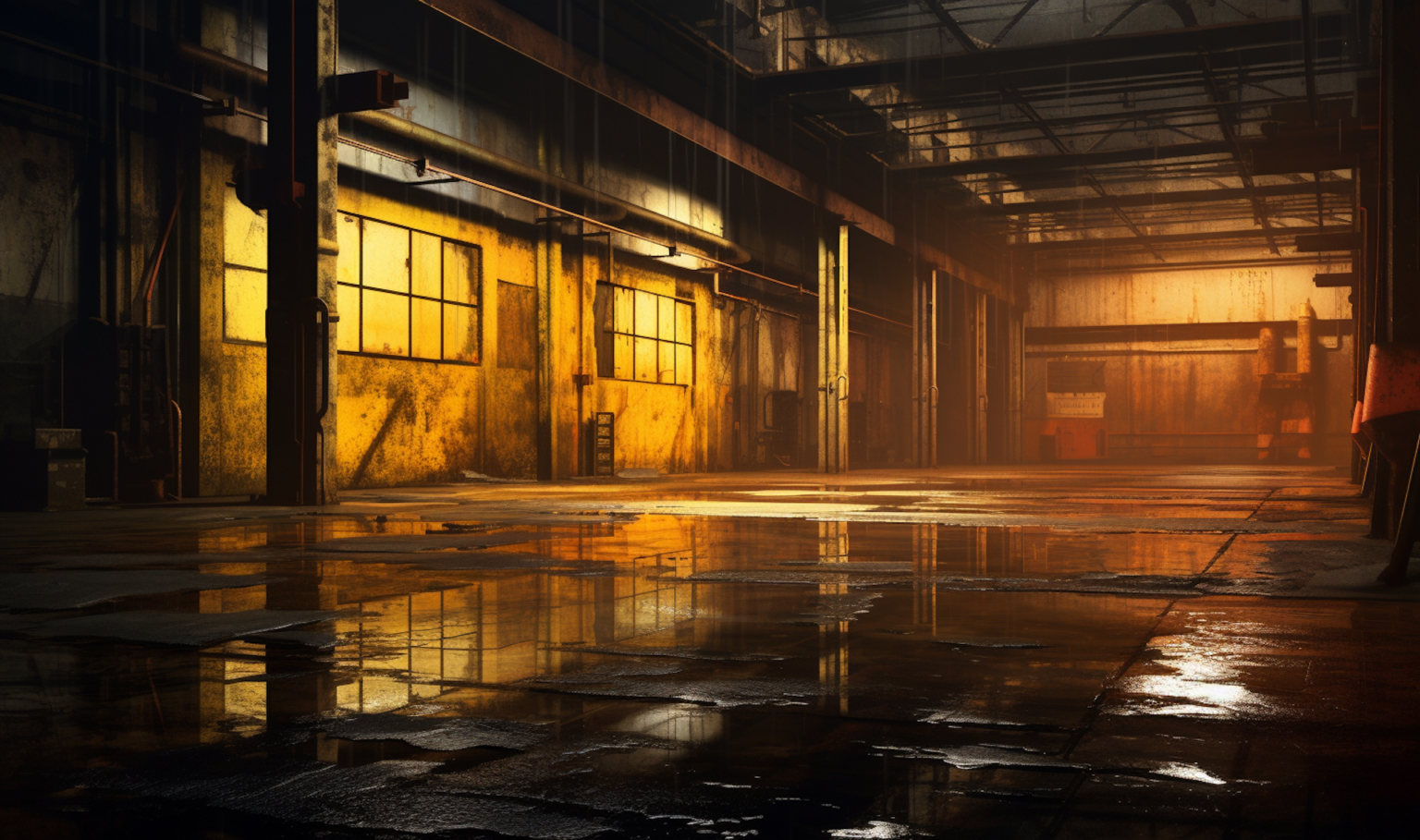 INT. ABANDONED WAREHOUSE – NIGHT – Episode Life