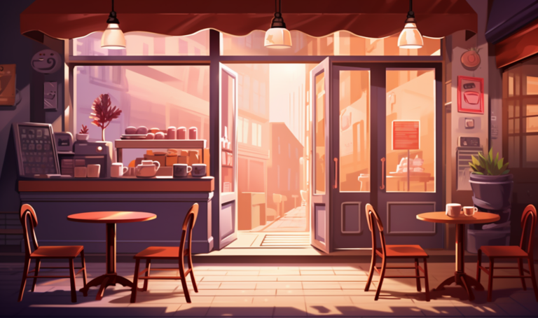 INT. CAFÉ – DAY – Episode Life